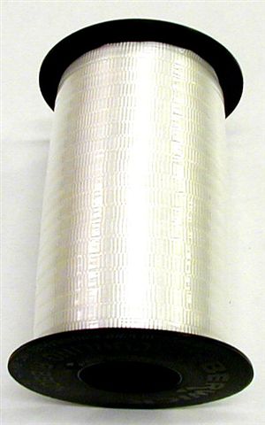 WHITE CURLING RIBBON ( 3/16 X 500 YDS)